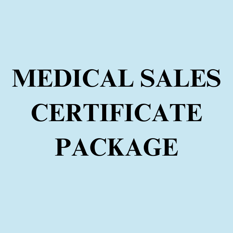 Medical Sales Certificate Package – Medical Sales Business Coach